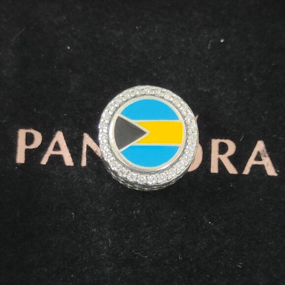 Pandora | Jewelry | Pandora Bahamas Flag Exclusive Travel Charm Bead ...